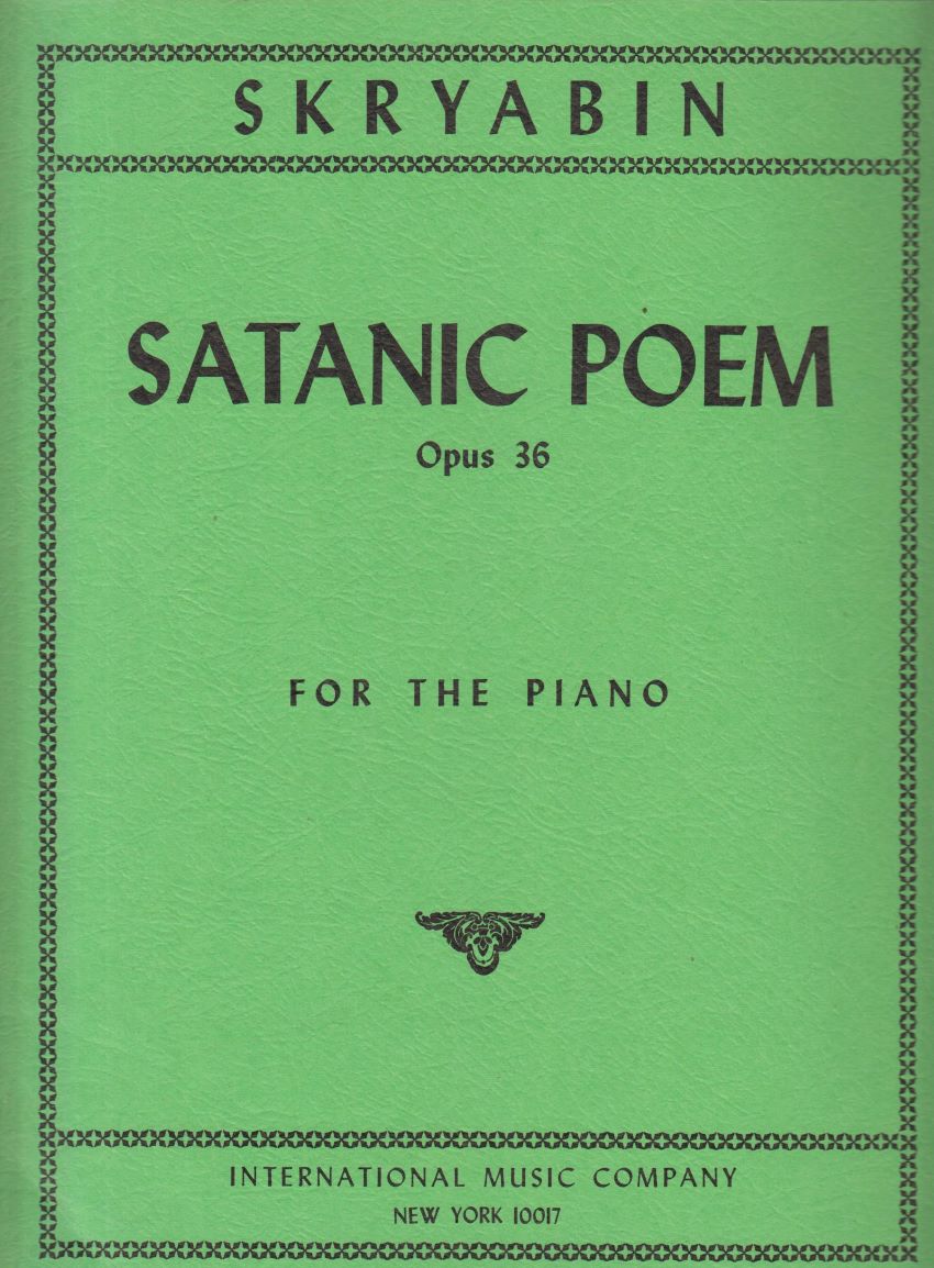 Satanic Poem for Piano, Op.36